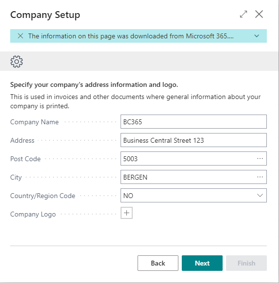 Let assisted setup help you to continue with your Business Central ...