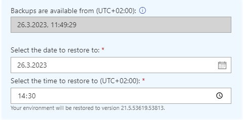 What if i need to restore or recover my Business Central environment ...